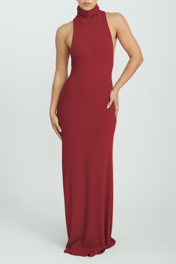 Maeve Maxi Dress - Crimson – Riot Swim
