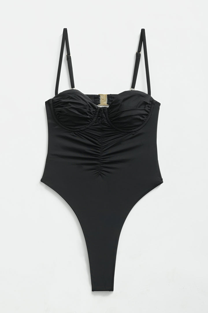 Selene One Piece - Black – Riot Swim