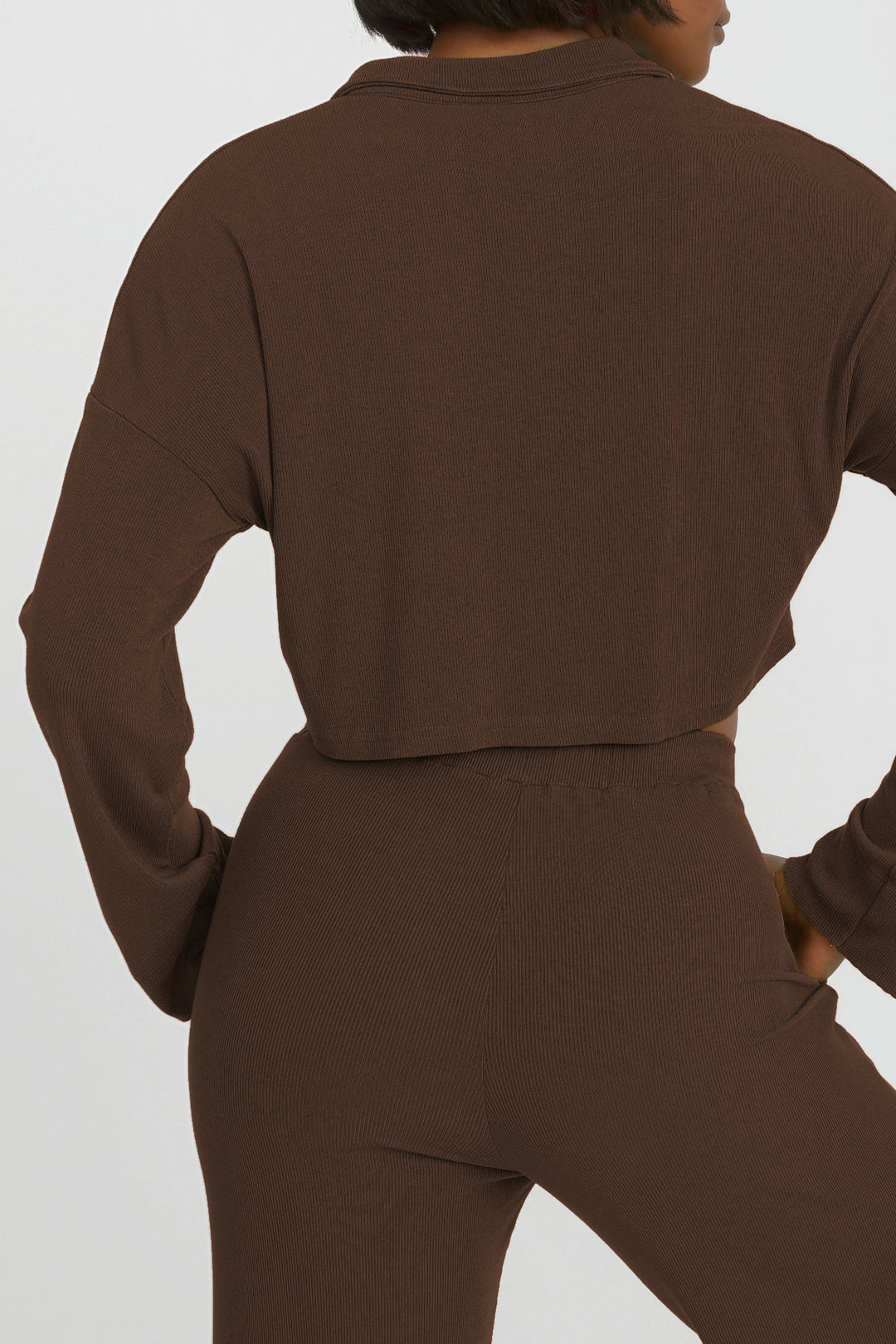 Rory Oversized Crop - Chocolate – Riot Swim