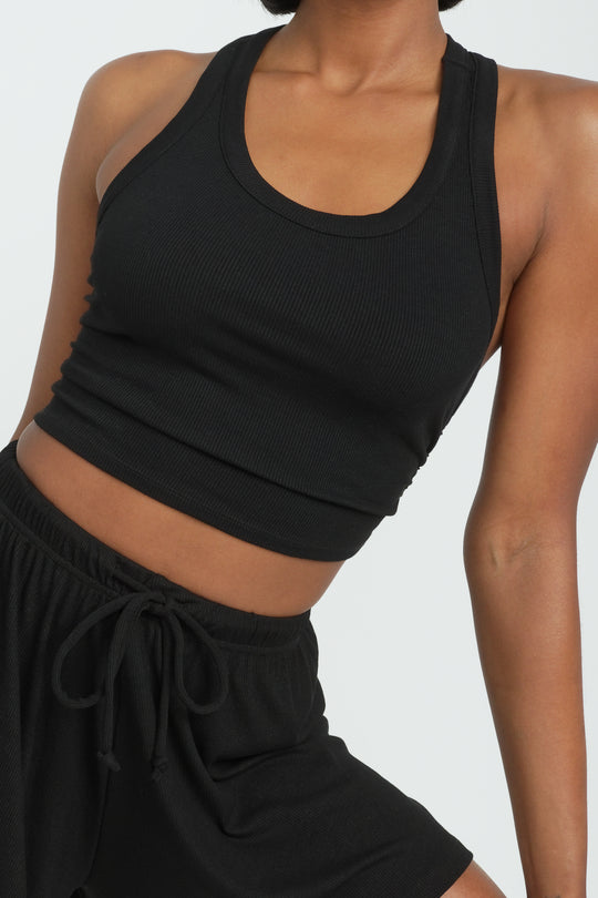 Dom Racerback Tank - Jet – Riot Swim
